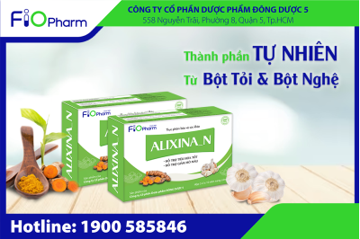 BỘT NGHỆ BỘT TỎI ALIXINA_N Hỗ trợ tiêu hóa Hỗ trợ giảm mỡ máu